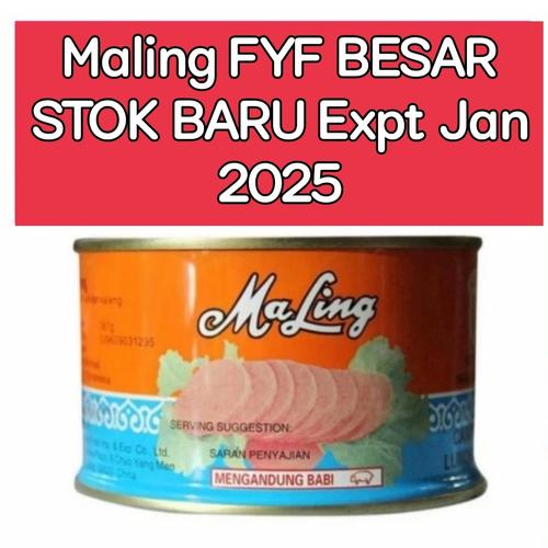 Jual MaLing Kaleng FYF 397gr/ Canned Pork Luncheon Meat Ham 397gr ...