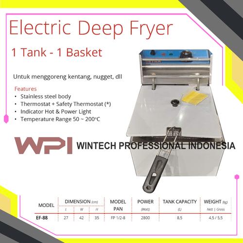 Jual Getra EF-88 Electric Deep Fryer- Penggorengan Listrik 8.5 Liter ...