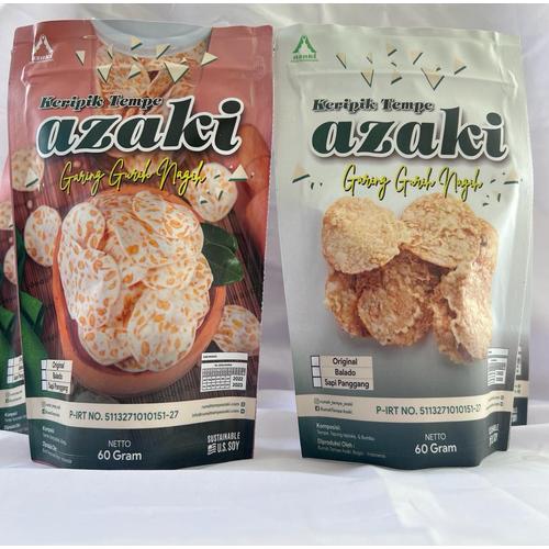 Jual keripik tempe 60 gram - Kota Bogor - keripik_tempe_azaki | Tokopedia