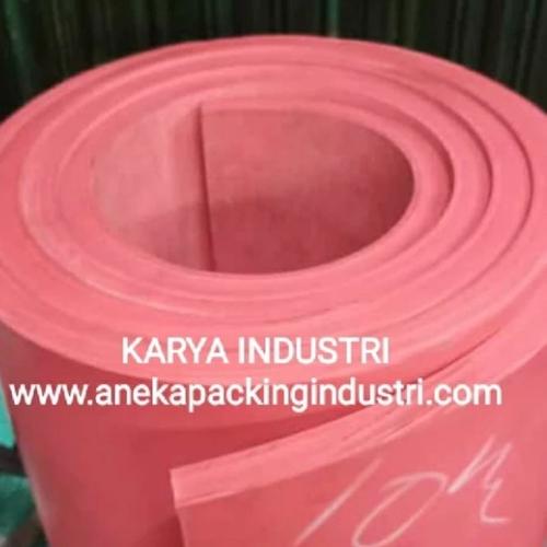 Jual Natural rubber sheet / karet merah lembaran tebal 10mm 30cm x ...