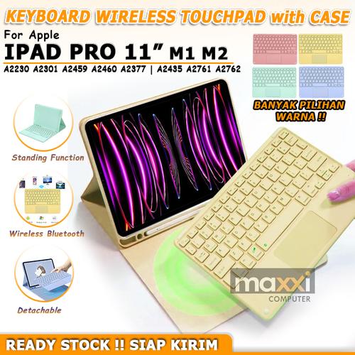 Jual IPad Pro 11 Inch M2 M1 Chip Bluetooth Keyboard Keybord Touch Track ...