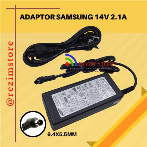 Jual AC Adapter LCD LED TV Monitor Samsung 14V 2.1A Plus kabel power ...