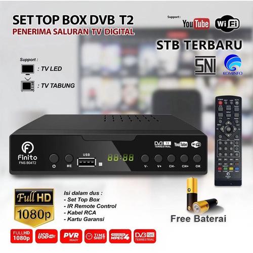 Jual Digital Set Top Box TV Penerima Siaran Digital Receiver Full HD ...