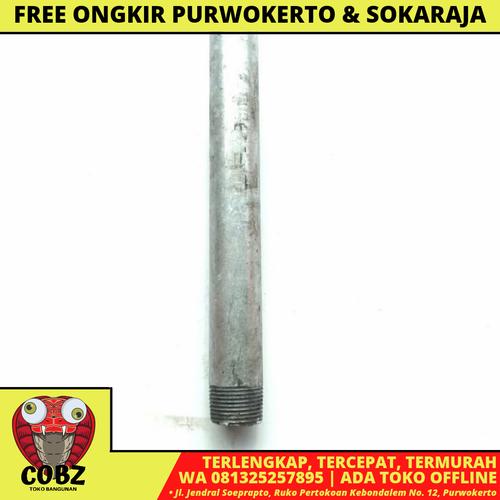 Jual 1 IN x 6 M / NM MEDIUM A Pipa Pralon Paralon Besi Chrome Batang ...