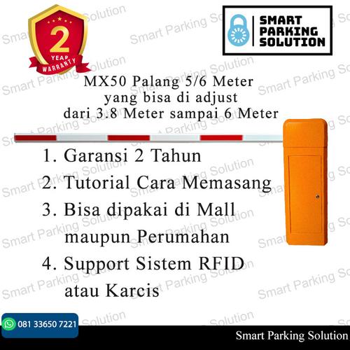 Jual Barrier Gate MX50 DC 6 Meter / Palang Parkir 6 Meter / Portal Gate ...