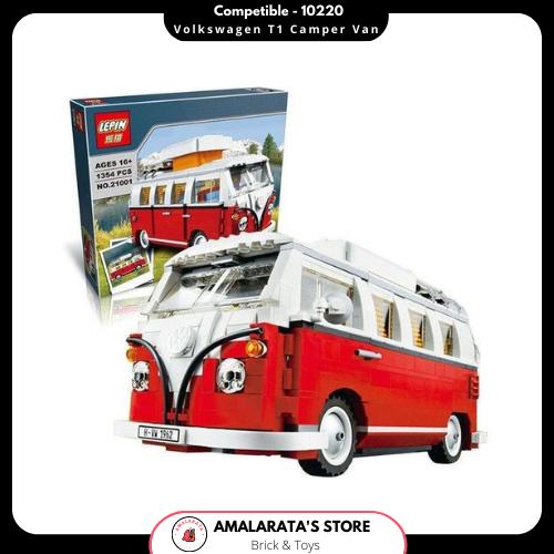 Jual bricks compatible 10220 Volkswagen T1 Camper Van (VW Bus) - Kota ...