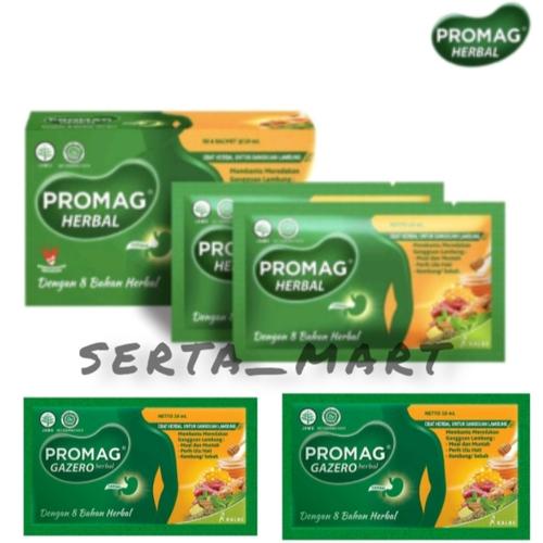 Jual Promag Gazero Herbal - Sachet 10ml / Box - Obat Maag / Lambung ...