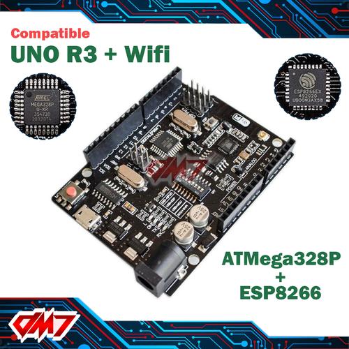 Jual Arduino Uno R3 Smd Atmega328p Wifi Esp8266 Compatible Board Micro 0733