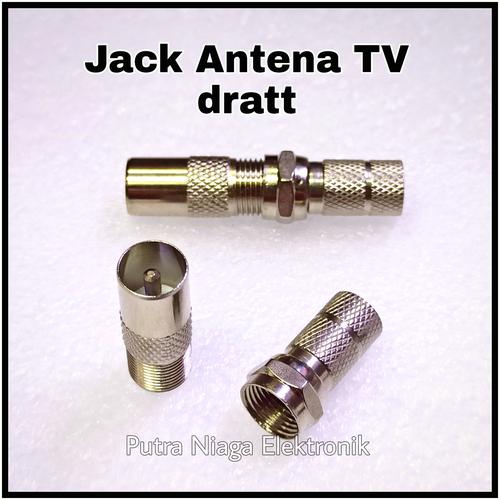 Jual Jack Antena TV Dratt Model Lurus Tanpa Solder - Kota Bandung ...