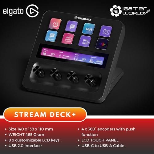 Jual Elgato Stream Deck+ Studio Control Pad For Live Streaming - Kota ...