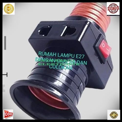 Jual ORIGINAL RUMAH LAMPU E27 FITTING FITING SAKLAR COLOK SAMBUNGAN ...