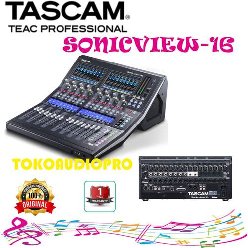 Jual Tascam Sonicview 16 Multi-track Recording and Digital Mixer - Jakarta Pusat - tokoaudiopro ...