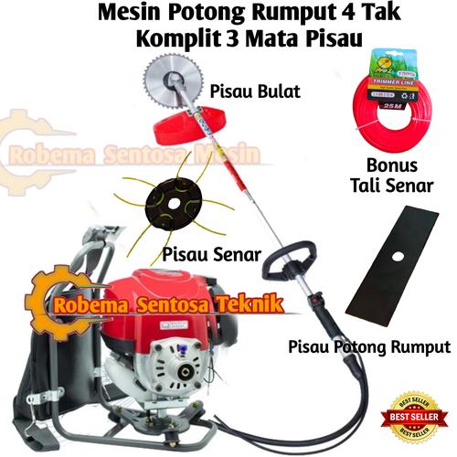 Jual MESIN POTONG RUMPUT 4 TAK GX-35 ENGINE UMR435 HONDA 3 JENIS MATA ...