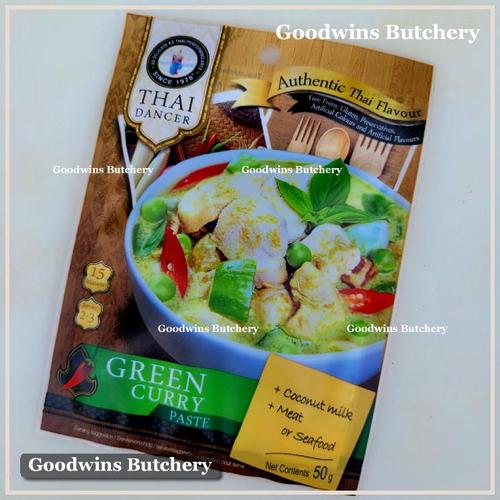 Jual Thai GREEN CURRY paste Thai Dancer BUMBU GULAI KARI sachet 50g ...