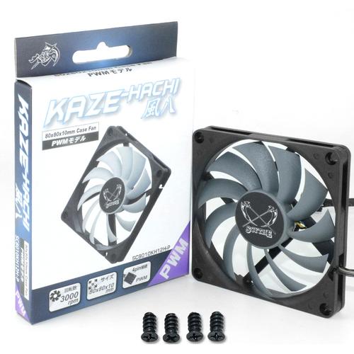 Jual SCYTHE Kaze Hachi 80 mm 8 cm Fan Slim PWM 3000 RPM Case CPU non ...