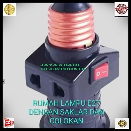 Jual G667 ORIGINAL RUMAH LAMPU E27 FITTING SAKLAR COLOK SAMBUNGAN ...