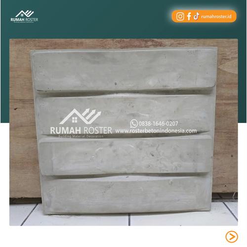 Jual WALL PANEL DINDING 3D BETON/PANEL DEKORASI DINDING - Per 1 Meter ...