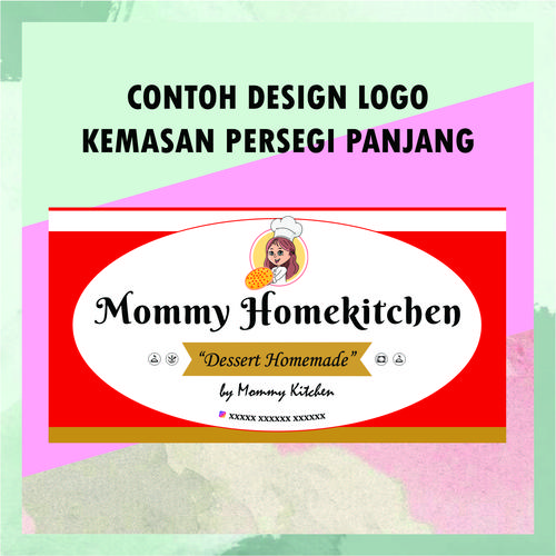 Jual Custom Sticker Logo (Persegi Panjang)/ Sticker Logo Olshop/Logo ...