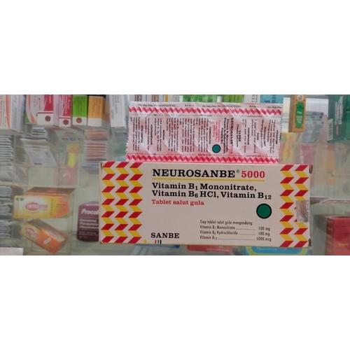 Jual Neurosanbe 5000 1 Strip isi 10 Tablet - Kab. Bojonegoro - Apotek ...