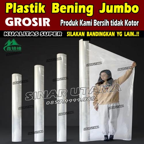 Jual Plastik JUMBO Bening SUPER BESAR 3x3 Meter Meteran Tutup Penutup O ...