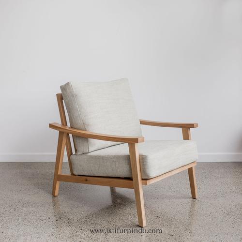 Jual Kursi Sofa Single Minimalis Natural Kayu Jati - Kab. Jepara ...