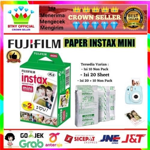 Jual Fujifilm Instax Mini Paper Polos Refill Fuji film Isi Kertas Photo ...