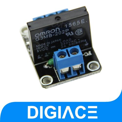 Jual 5V 1 Channel OMRON SSR Low Level Solid State Relay Module 250v 2A ...
