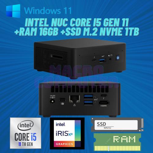 Jual INTEL NUC i5 GEN 11 +WIN 11 ORI | NUC11PAHi5 +SSD +RAM - RAM 16 ...
