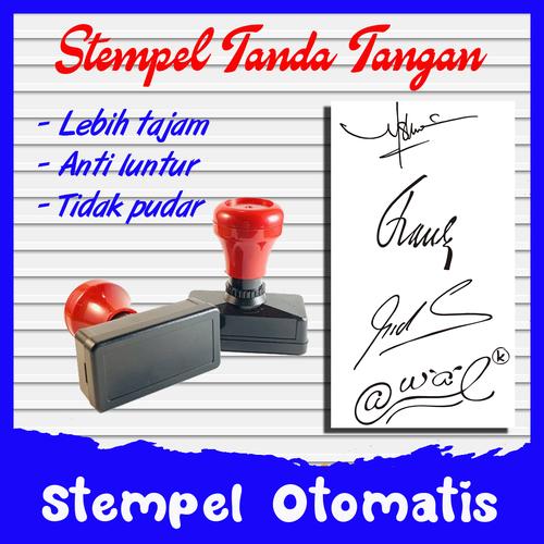 Jual Stempel Tanda Tangan Custom - Kecil - Kab. Lampung Timur - Warung ...