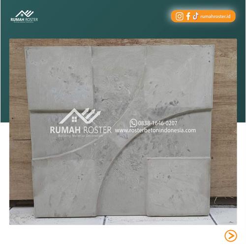 Jual WALLPANEL DINDING 3D BETON / PANEL DEKORASI DINDING- UKURAN 50 x ...