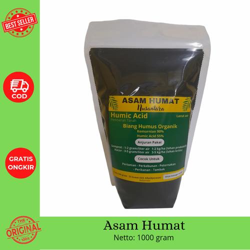 Jual Asam Humat 90% Humic Acid Original 1 kg Serbuk Pembenah Tanah ...