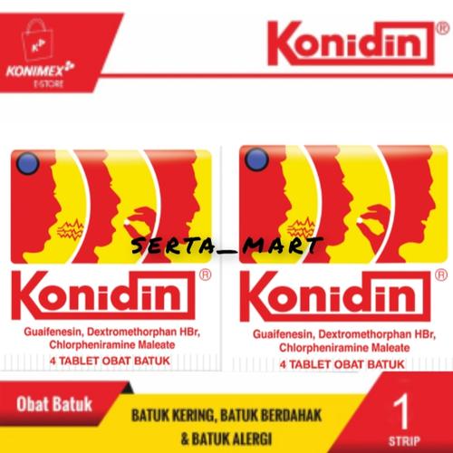 Jual Konidin Strip Obat Batuk 4 Tablet - Jakarta Utara - serta_mart ...