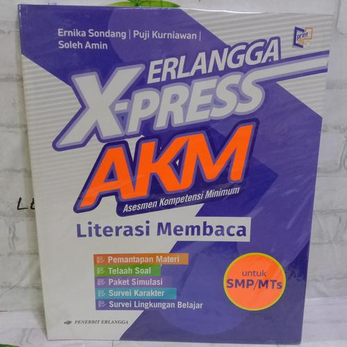 Jual Erlangga Xpress Asesmen Kompetensi Minimum Literasi Membaca ...