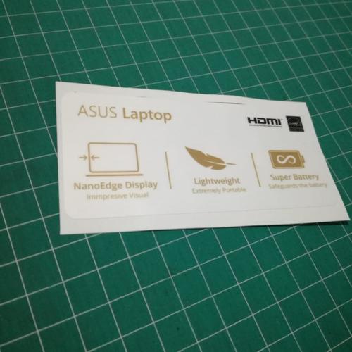 Jual Stiker Spesifikasi Laptop Asus - Kab. Cirebon - Djong Creative ...