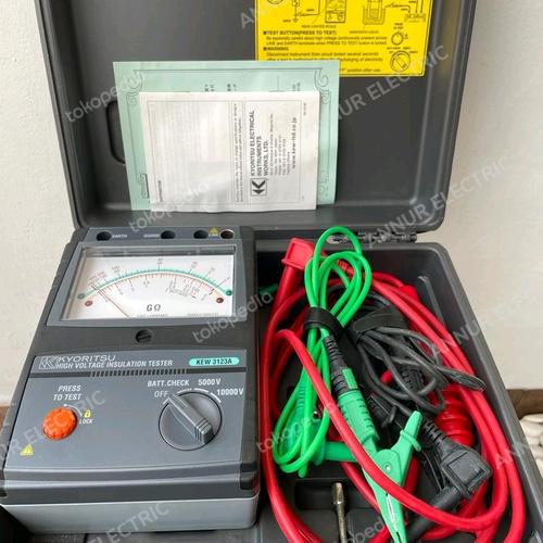 Jual Megger Analog Kyoritsu Insulation Tester KEW 3123 A KEW 3123A ...