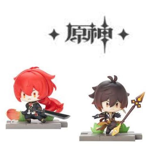 Jual OFFICIAL Genshin Impact Battlefield Heroes Mini Figure Zhongli ...
