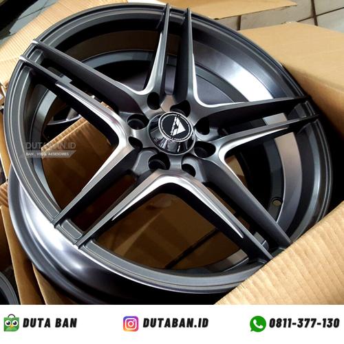 Jual Velg Mobil Ring 16 R16 4x100 4x114 KS073 Palang 5 Bintang Grey ...