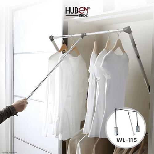 Jual Ambos Lift / Wardrobe Lifter / 15 KG HUBEN Gantungan Baju Tarik ...