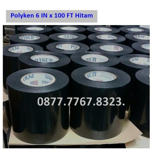 Jual Polyken 6 inch x 100 Feet Isolasi Wrapping Poliken Hitam - Jakarta ...