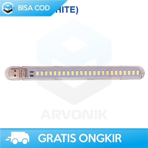 Jual LAMPU LED STRIP LAMPU BELAJAR USB PORTABEL COOL WHITE 6000K 12WATT ...