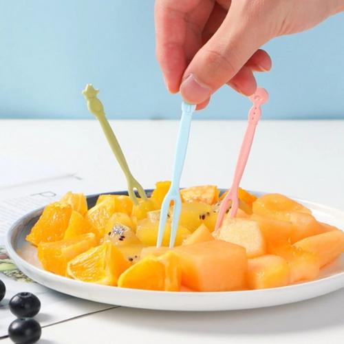 Jual Set Sendok Garpu Mini Sunduk Tusuk Tusukan Makanan Buah Roti Kue ...