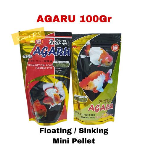 Jual AGARU Sinking Tenggelam Floating Mengapung 100 Gr Pakan Ikan Hias ...
