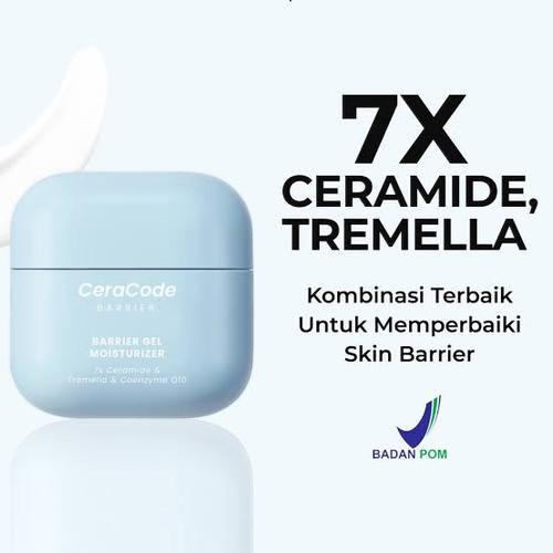 Jual CeraCode Barrier Gel Moisturizer 7x Ceramide & Tremella & Coenzyme Q10 - Acne Serum ...