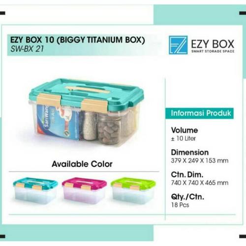 Jual EZY-CONTAINER BOX 15 LITER/ TEMPAT PENYIMPAANAN BARANG - Kab. Deli ...