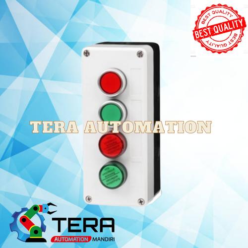 Jual Push Button Switch Box NO NC Red Green Switches and Emergency Stop ...