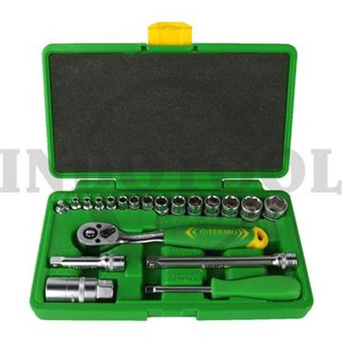 Jual KUNCI SOK SET TEKIRO 21 PCS / SOCKET WRENCH 1/4" - 3/8" TEKIRO - Kota Tangerang - Indotool ...