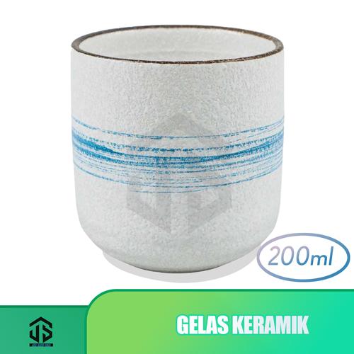 Jual GELAS MUG GELAS KOPI TEH OCHA KERAMIK JAPANESE STYLE - Hitam ...