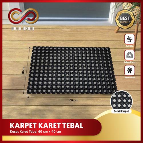 Promo Keset Karpet Karet Anti Slip 40 x 60 Kompos Bolong - Jakarta ...