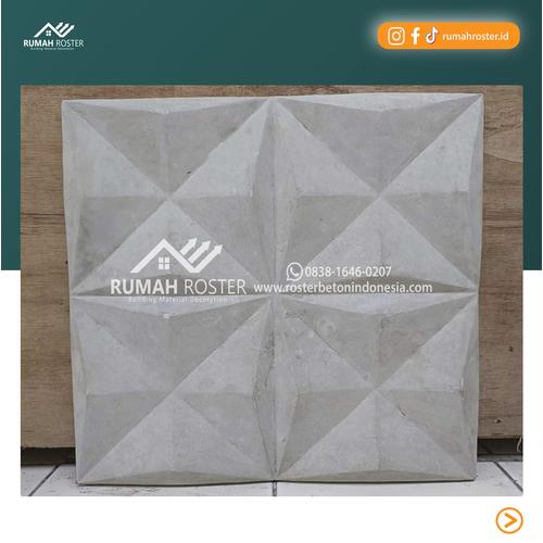 Jual WALL PANEL DINDING 3D BETON/PANEL DEKORASI DINDING - Per 1 Meter ...