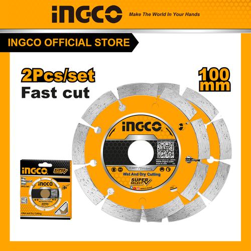 Jual DIAMOND WHEEL SET DRY 100 (4") X 16MM INGCO DMD0110023 - 100mm(2 ...